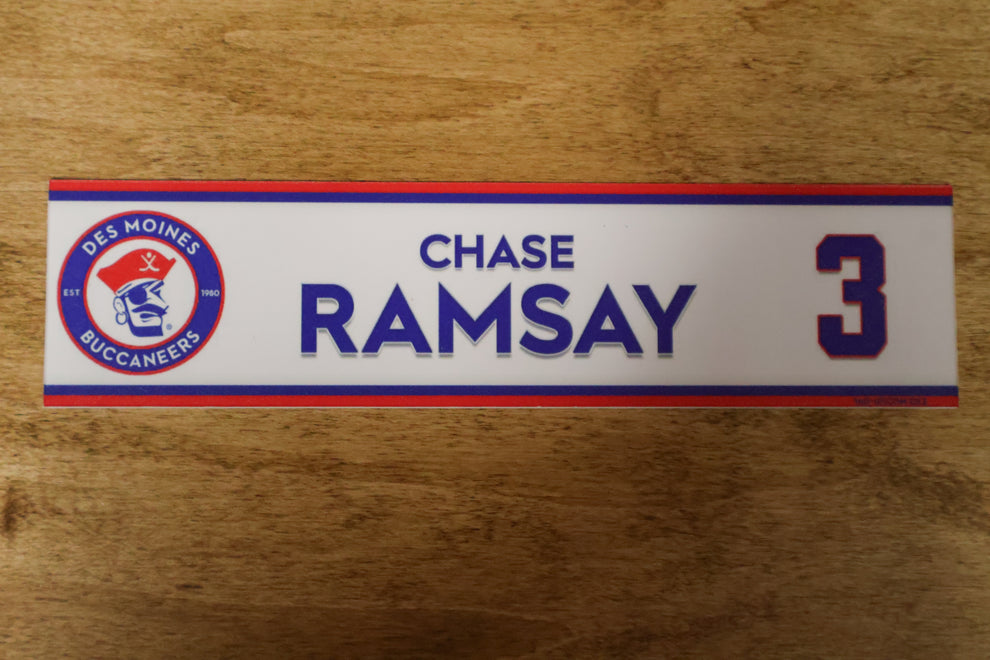 Chase Ramsay Name Plate – Bucs Galley